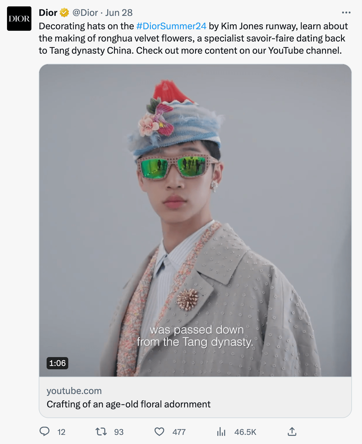 Dior’s Fluffy Love for the Chinese Ronghua – Hanfugirl