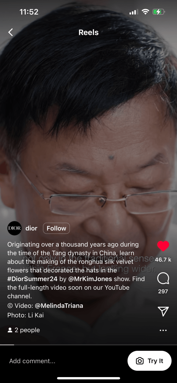 Dior’s Fluffy Love for the Chinese Ronghua – Hanfugirl